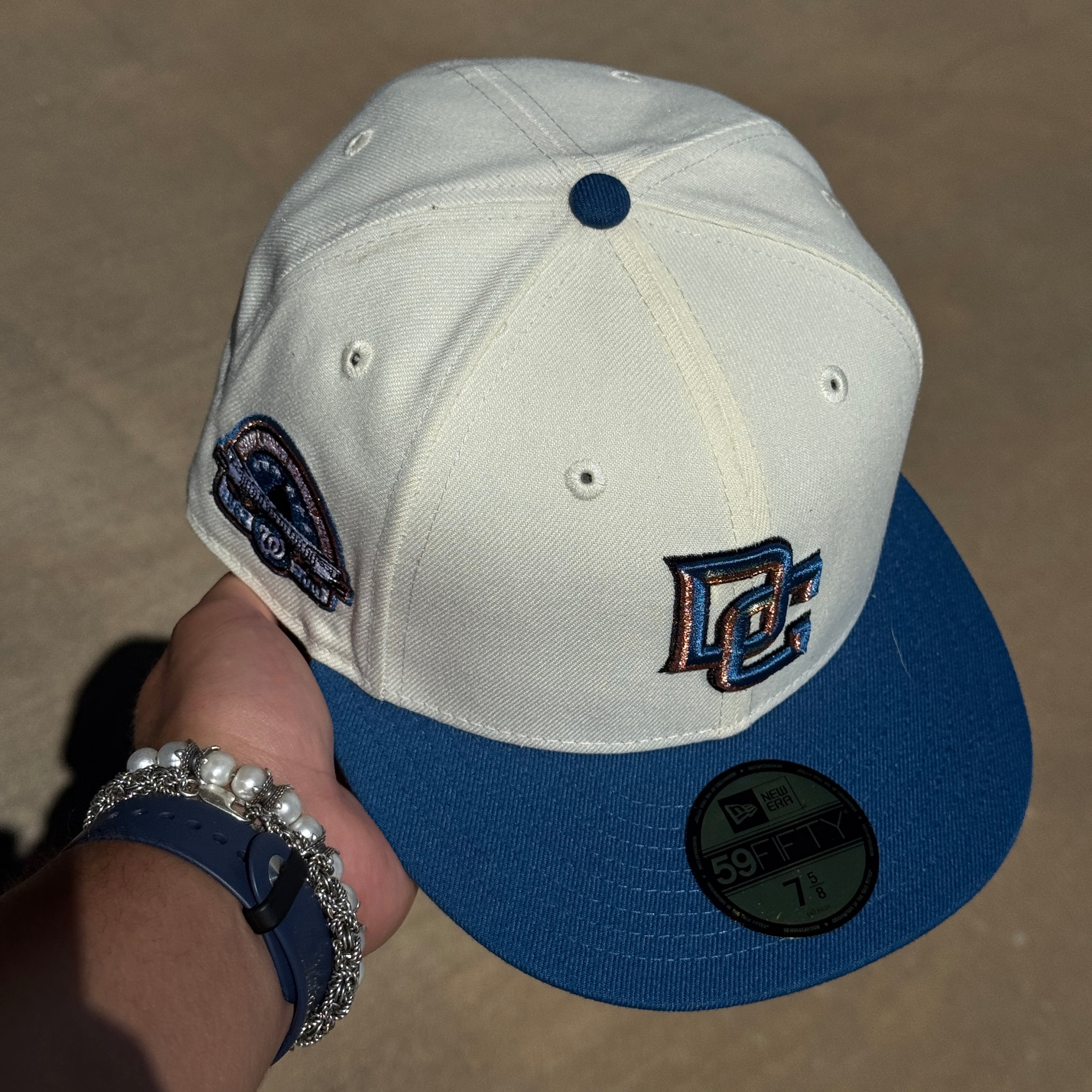 NWT 5/8 Chrome Washington Nationals Kennedy Memorial 59fifty New Era F ...