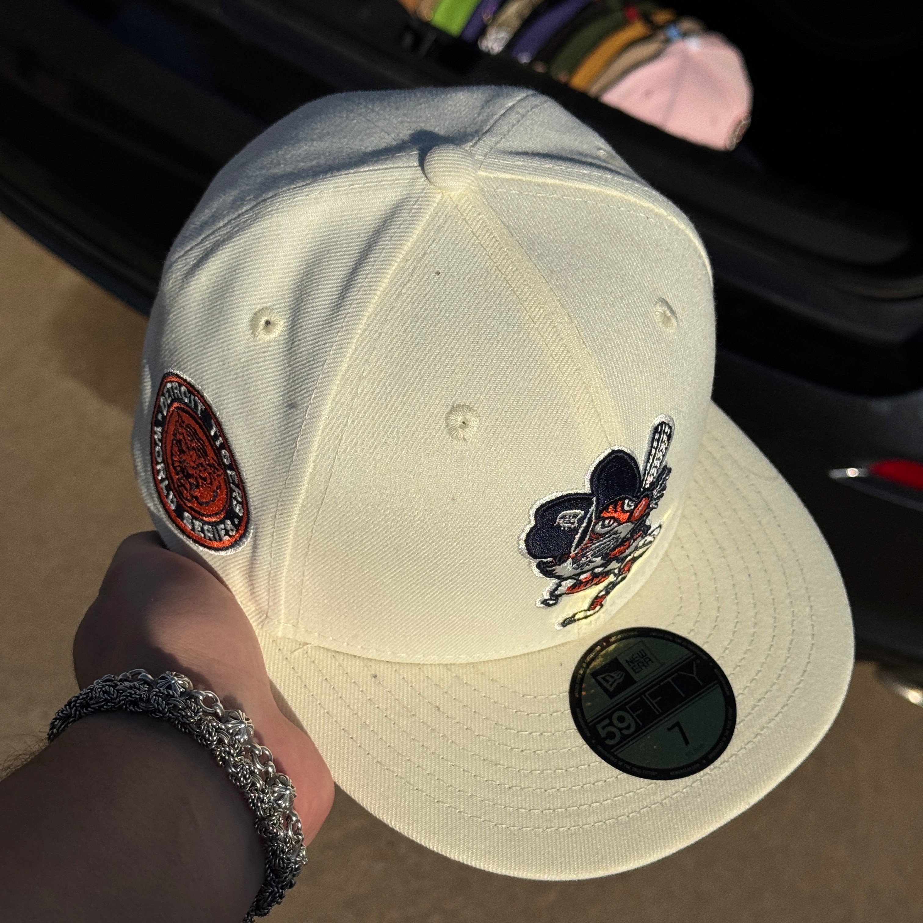 NWT 7 Chrome Detroit Tigers World Series 59fifty New Era Fitted Hat Ca ...