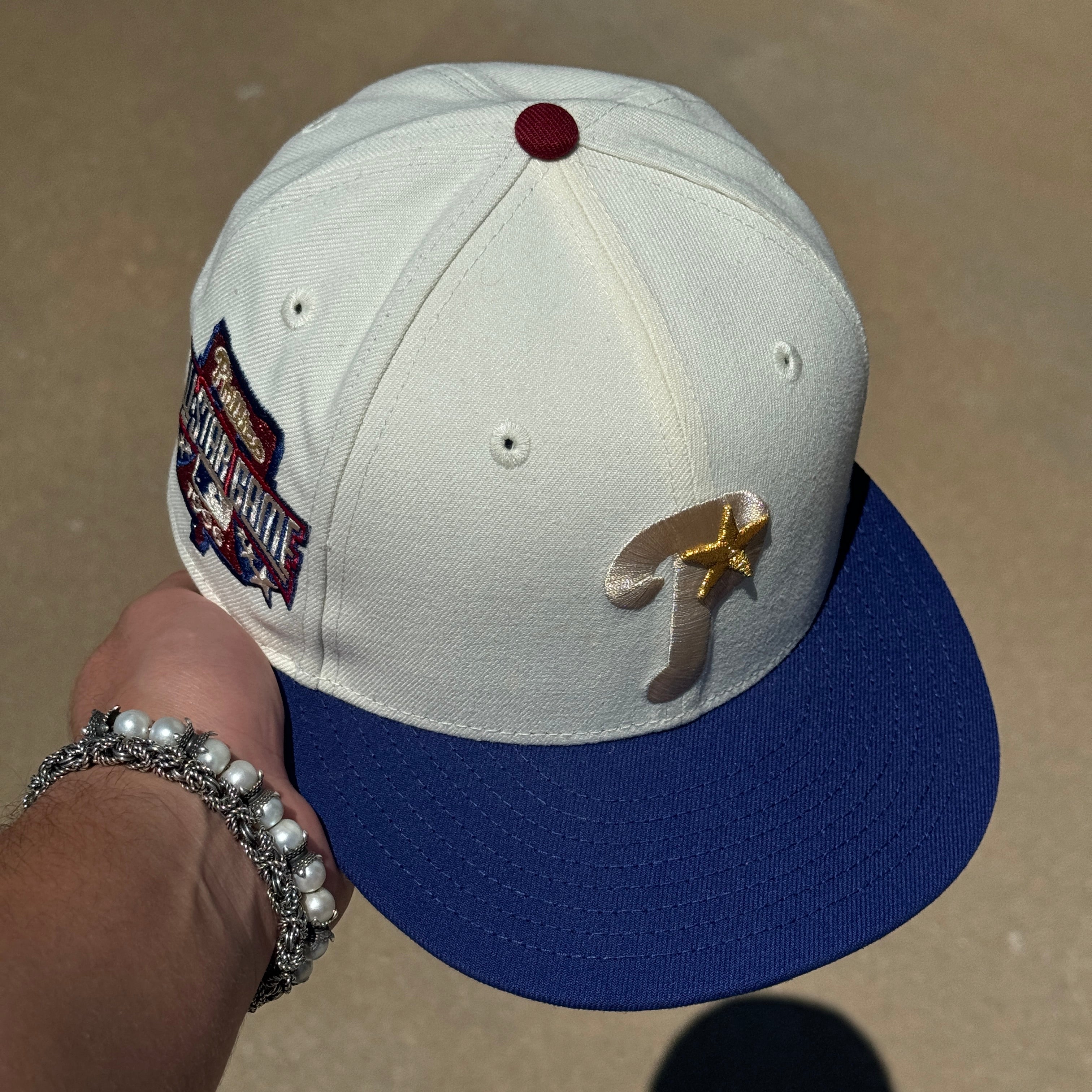 USED 6 7/8 Chrome Philadelphia Phillies 1996 All Star Game 59fifty New ...