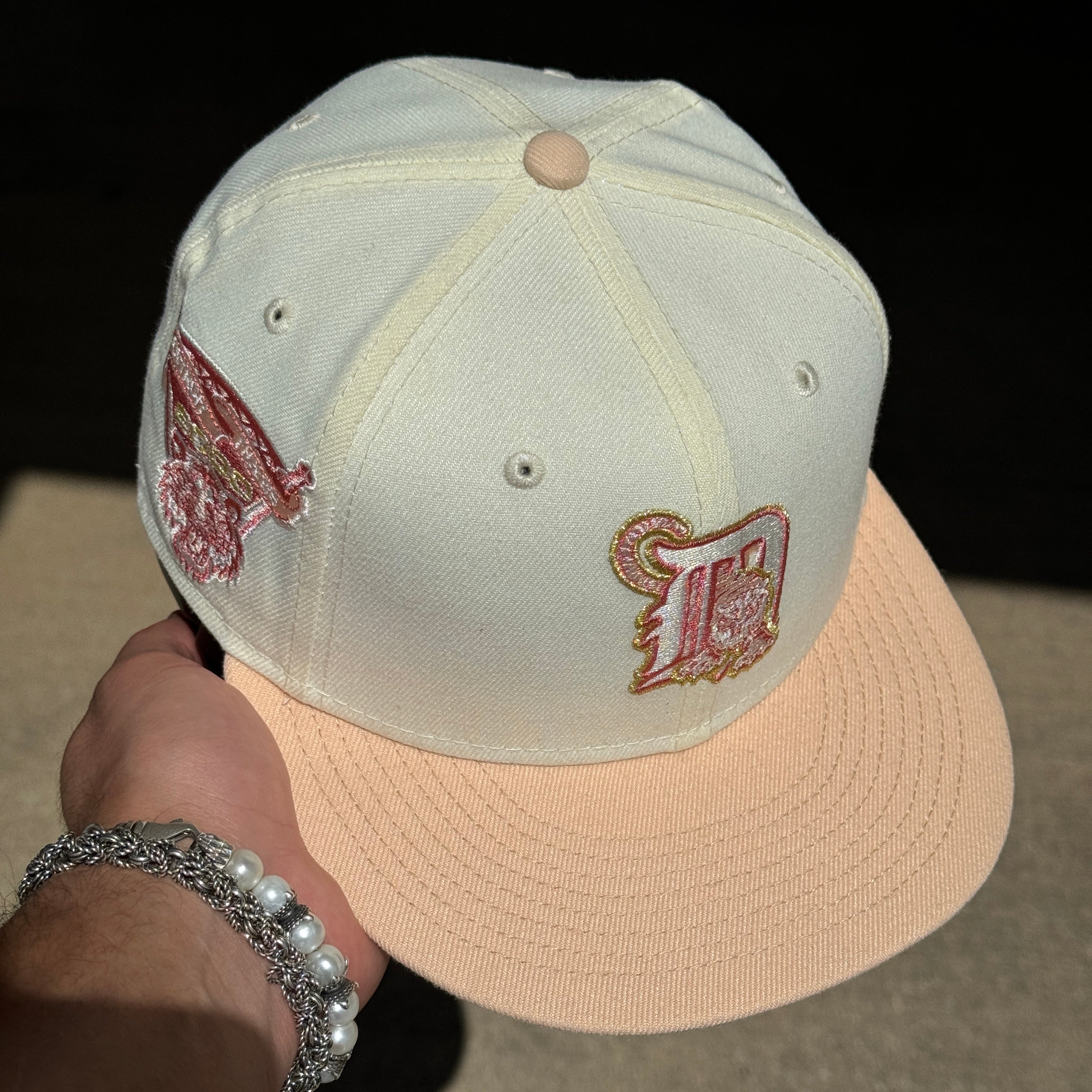 USED 6 7/8 Chrome Detroit Tigers 2000 Sidepatch 59fifty New Era Fitted ...