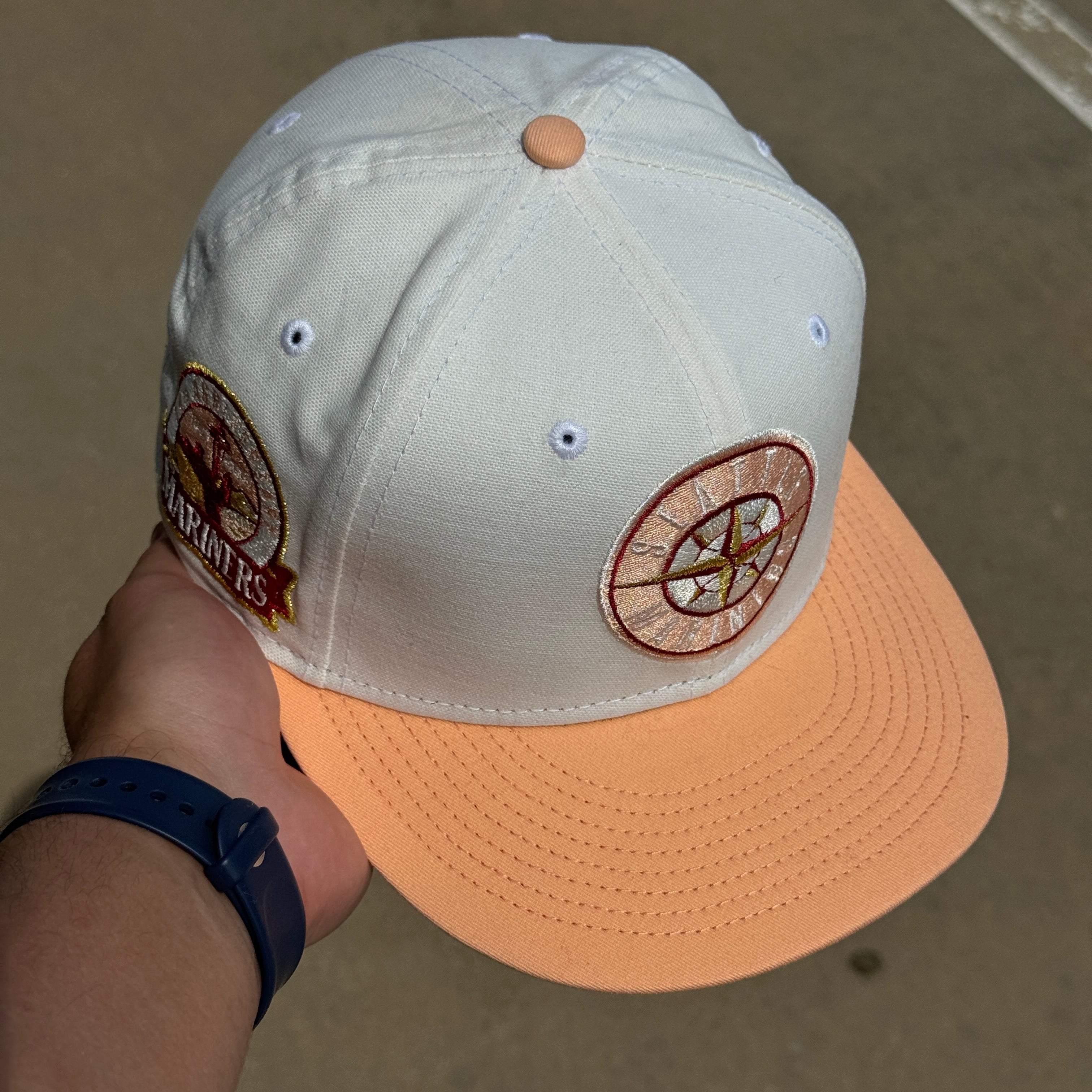 USED 1/8 White Seattle Mariners 30th Anniversary 59fifty New Era Fitte ...