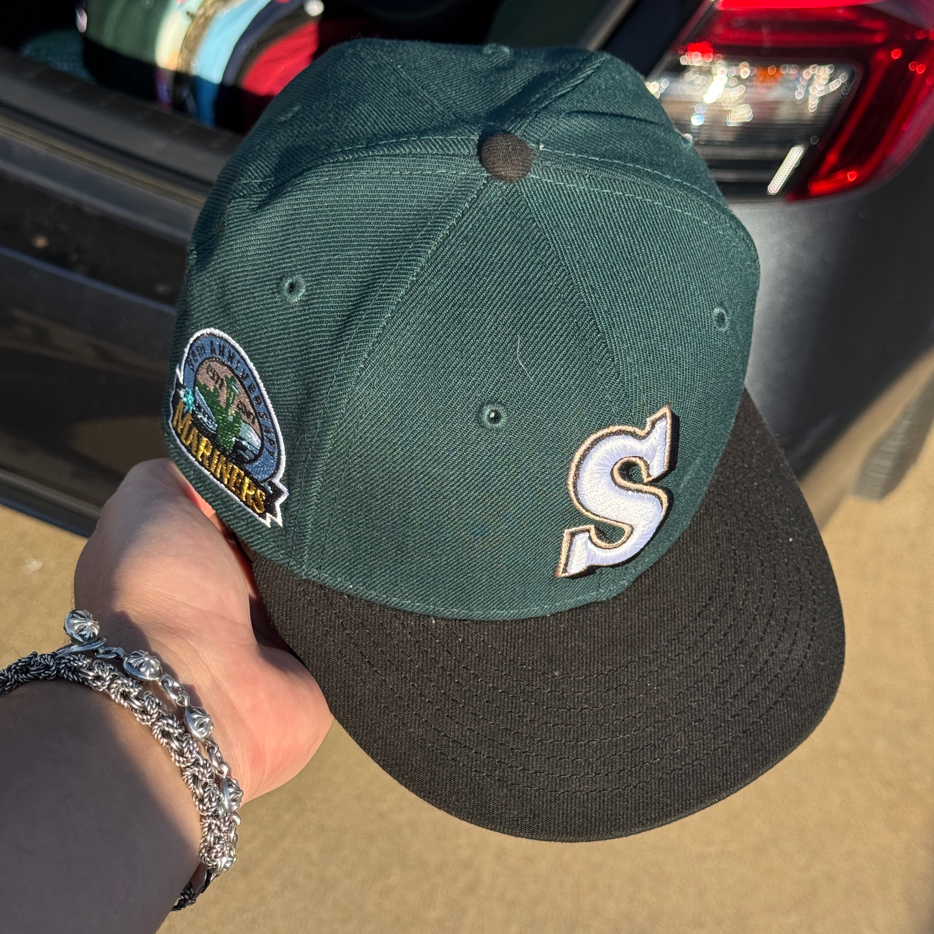 USED 1/8 Green Seattle Mariners 30th Anniversary 59fifty New Era Fitte ...