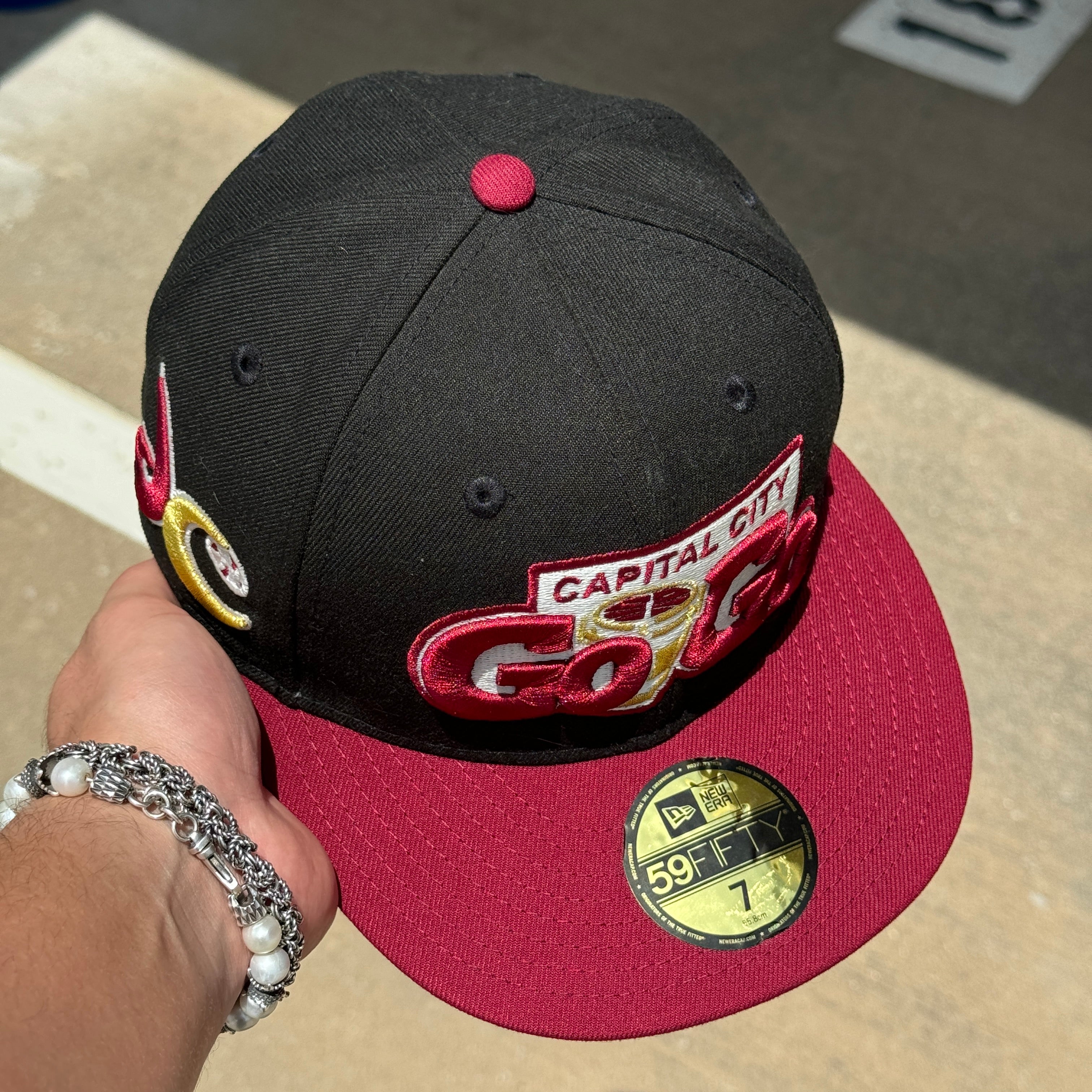 NEW 7 Black Capital City Go Go G League 59fifty New Era Fitted Hat Cap ...