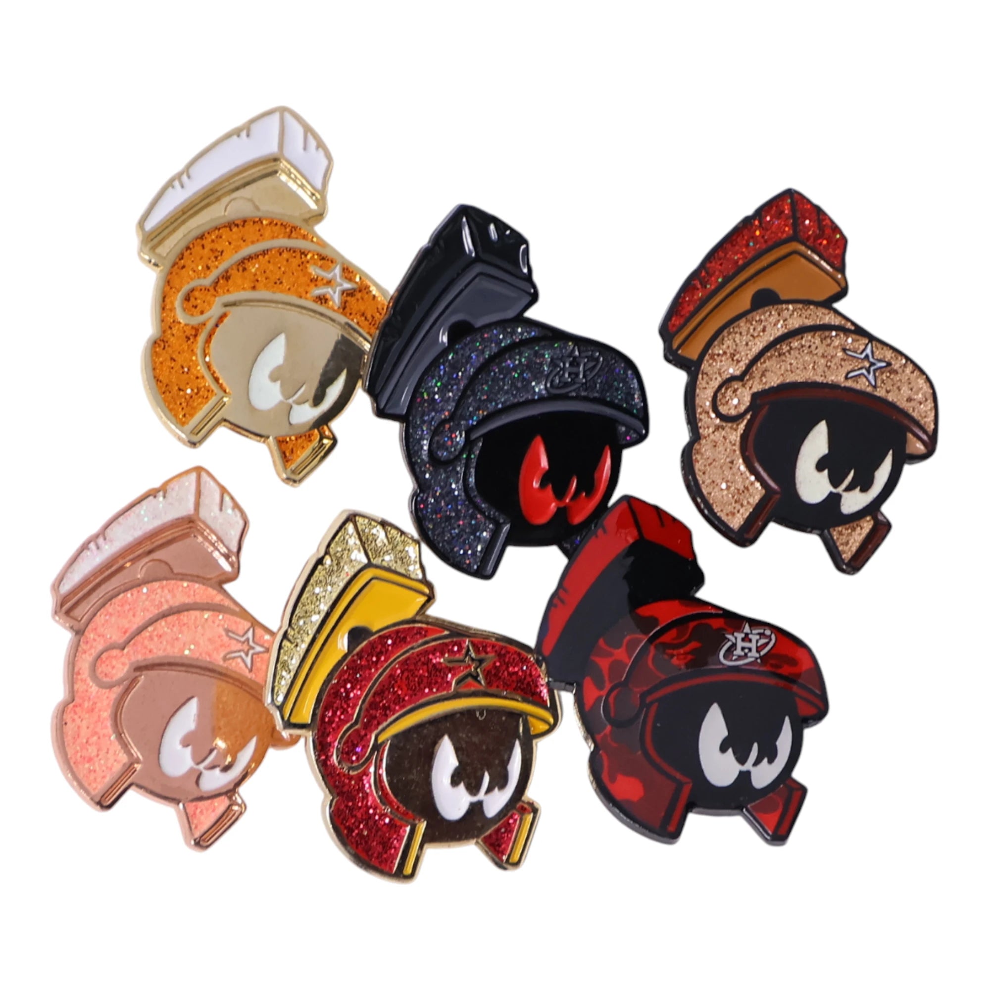 Houston Astros Marvin The Martian Angry Face Graphic Pin – Souf Crowns